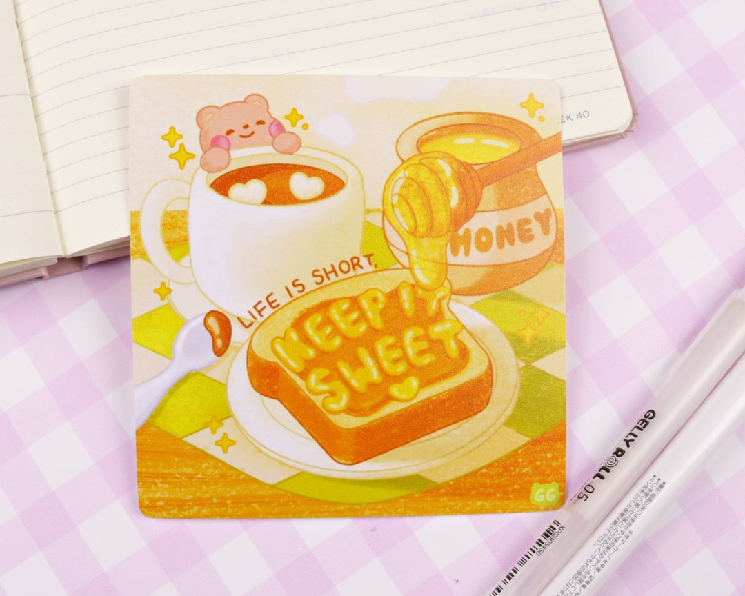 Keep It Sweet | Art Print - Cute Art Print - Aesthetic Art Print - Kawaii Food Art Print ...