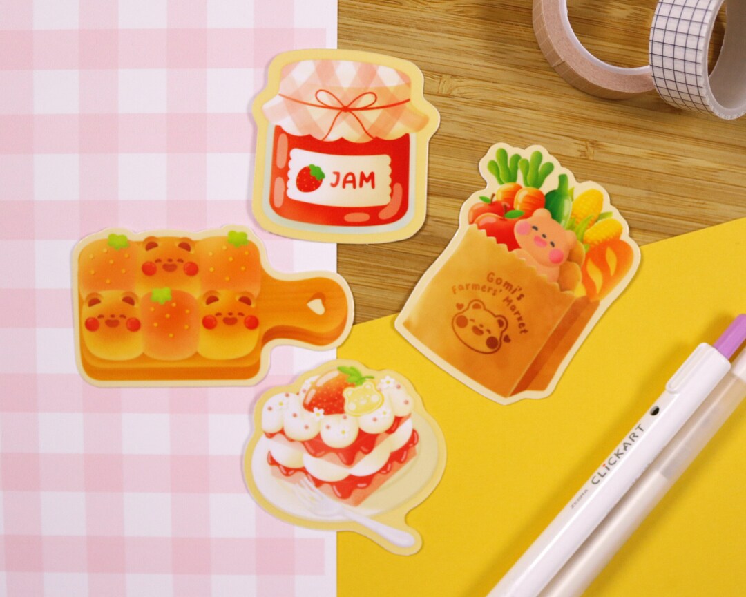 Cozy Vibes | Glossy Vinyl Sticker Flake Pack - Cute Glossy Sticker ...