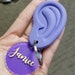 Ear Shaped Keychain, Audiology Gifts, Customized Ear Keychain ...