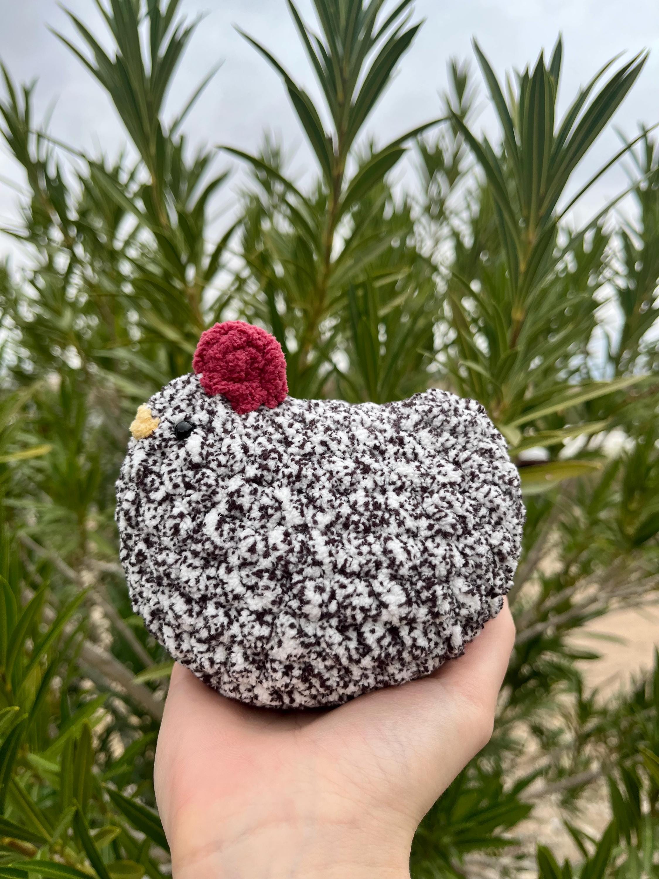 Crochet Chicken, Chicken Plushie, White Chicken Plush, Chicken Inspired ...