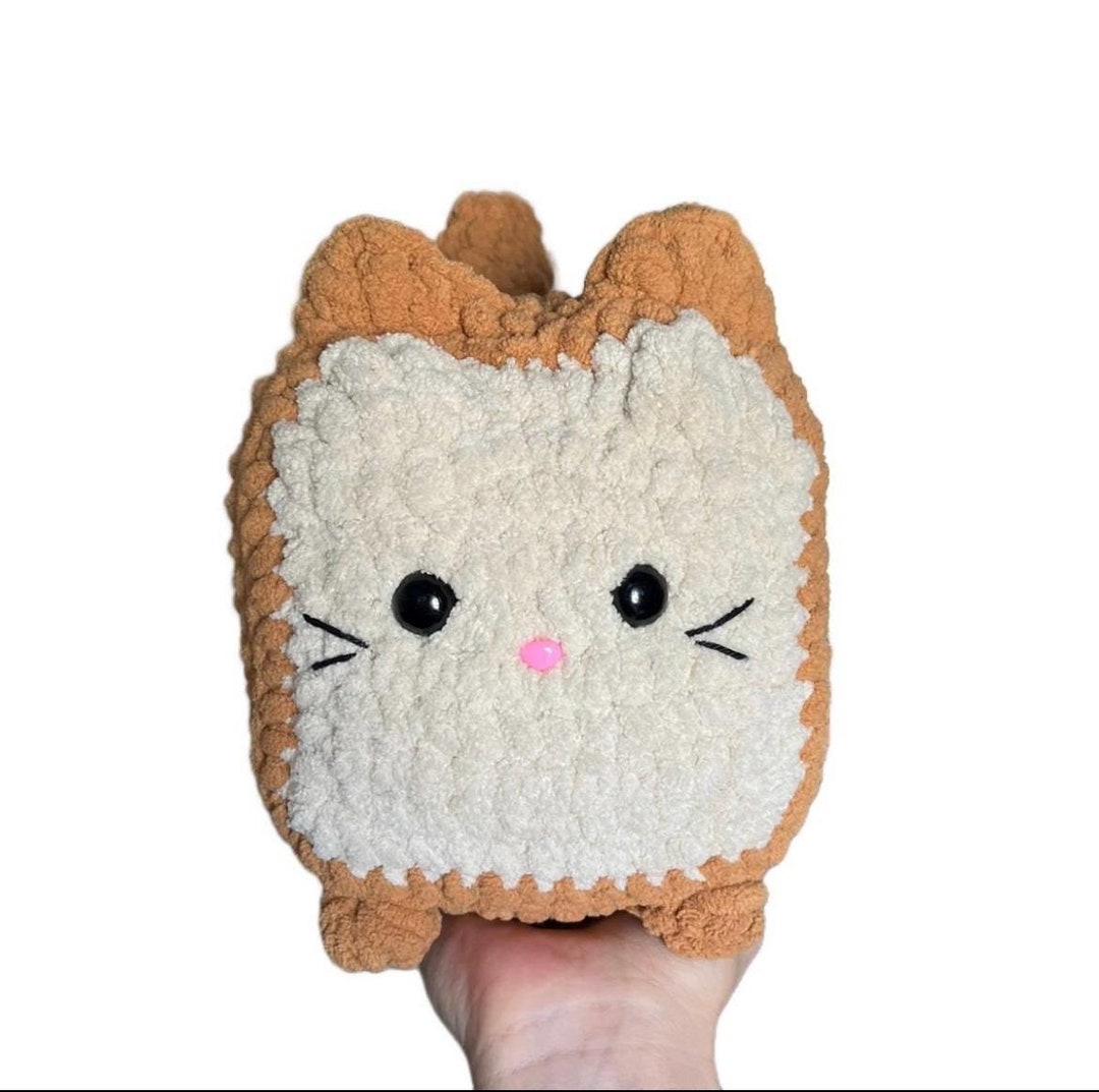 Crochet Bread Loaf Cat, Cat Loaf Plushie, Cat Plushie - Etsy