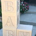 10 Inch Baby Block Letters 1 Block Large Wooden Alphabet - Etsy