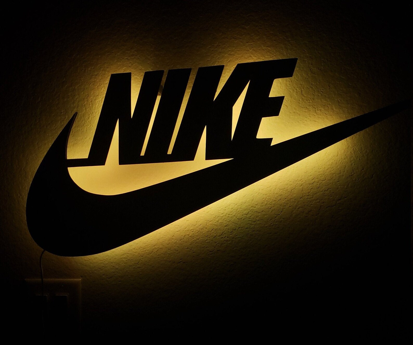 Large Custom Logo Signs RGB LED Lighted Wall Sign Company | Etsy