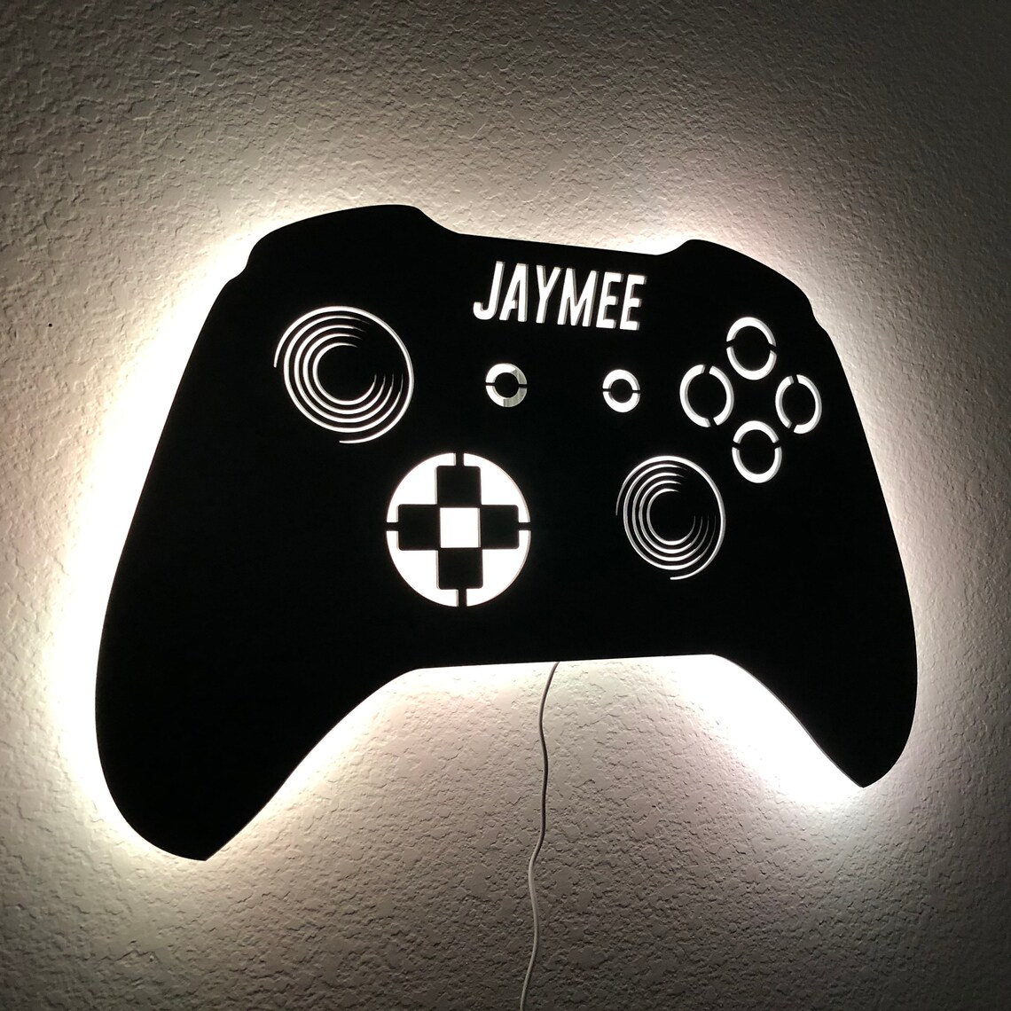 Personalized Large LED Lighted XBOX inspired Game Controller | Etsy
