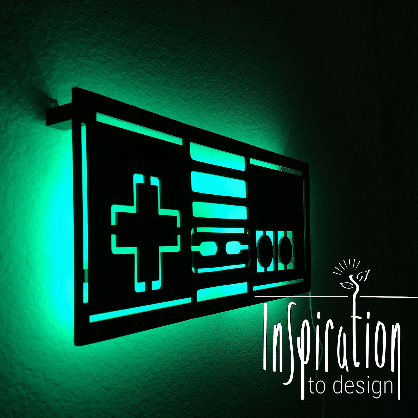 Large LED Nostalgic Nintendo Inspired Game Controller Sign for - Etsy