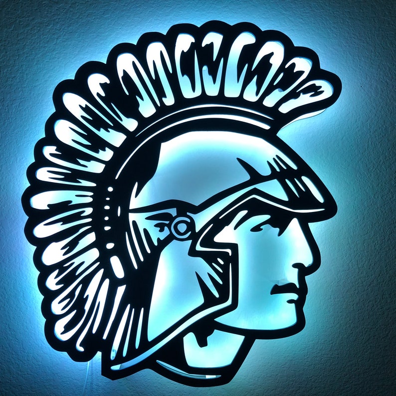 Large Custom Logo Signs RGB LED Lighted Wall Sign Company - Etsy