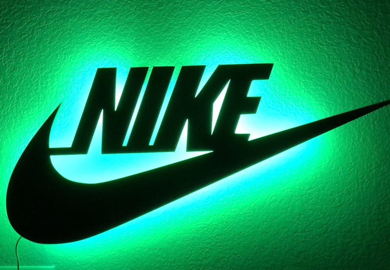 Large Custom Logo Signs RGB LED Lighted Wall Sign Company | Etsy