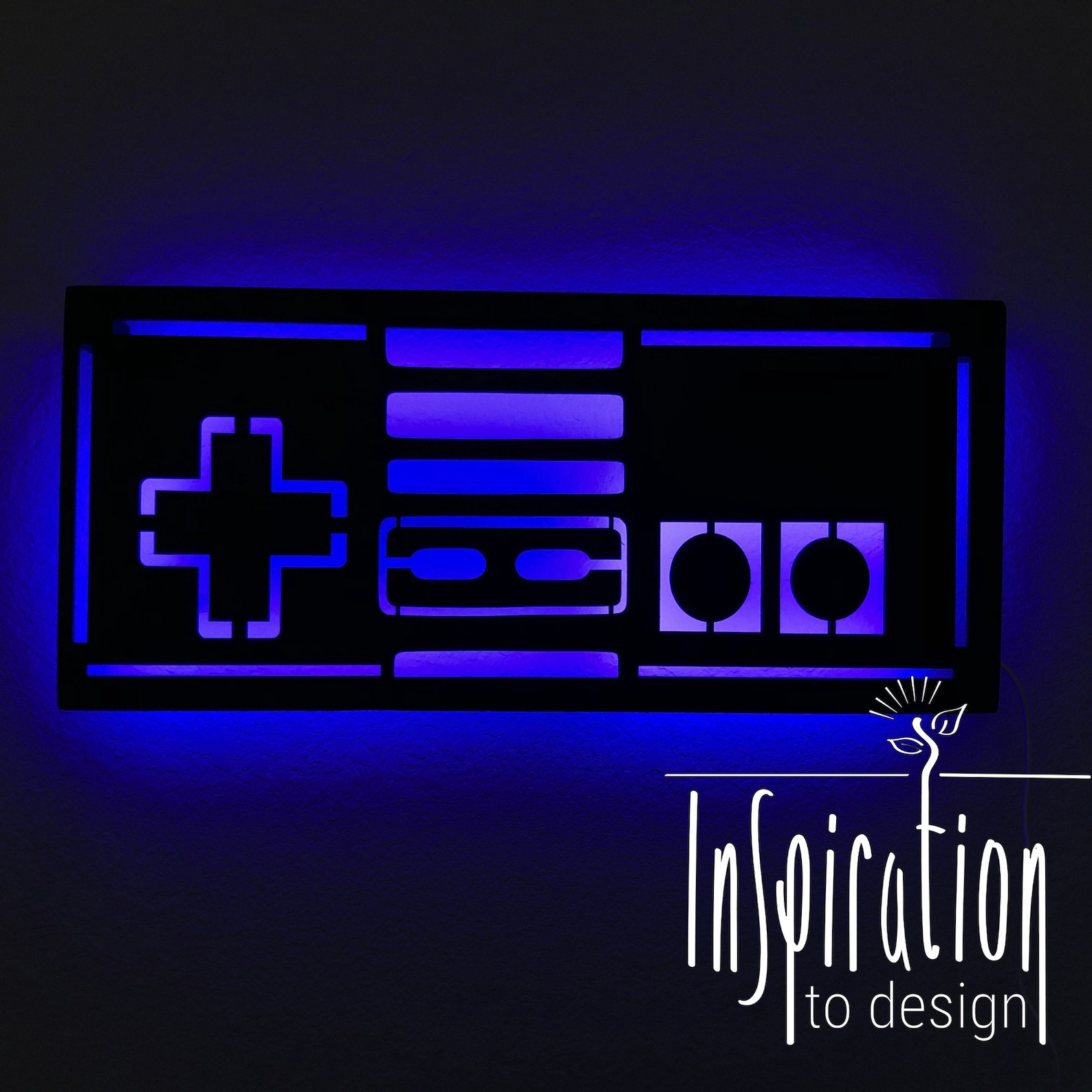 Large LED Nostalgic Nintendo Inspired Game Controller Sign for - Etsy