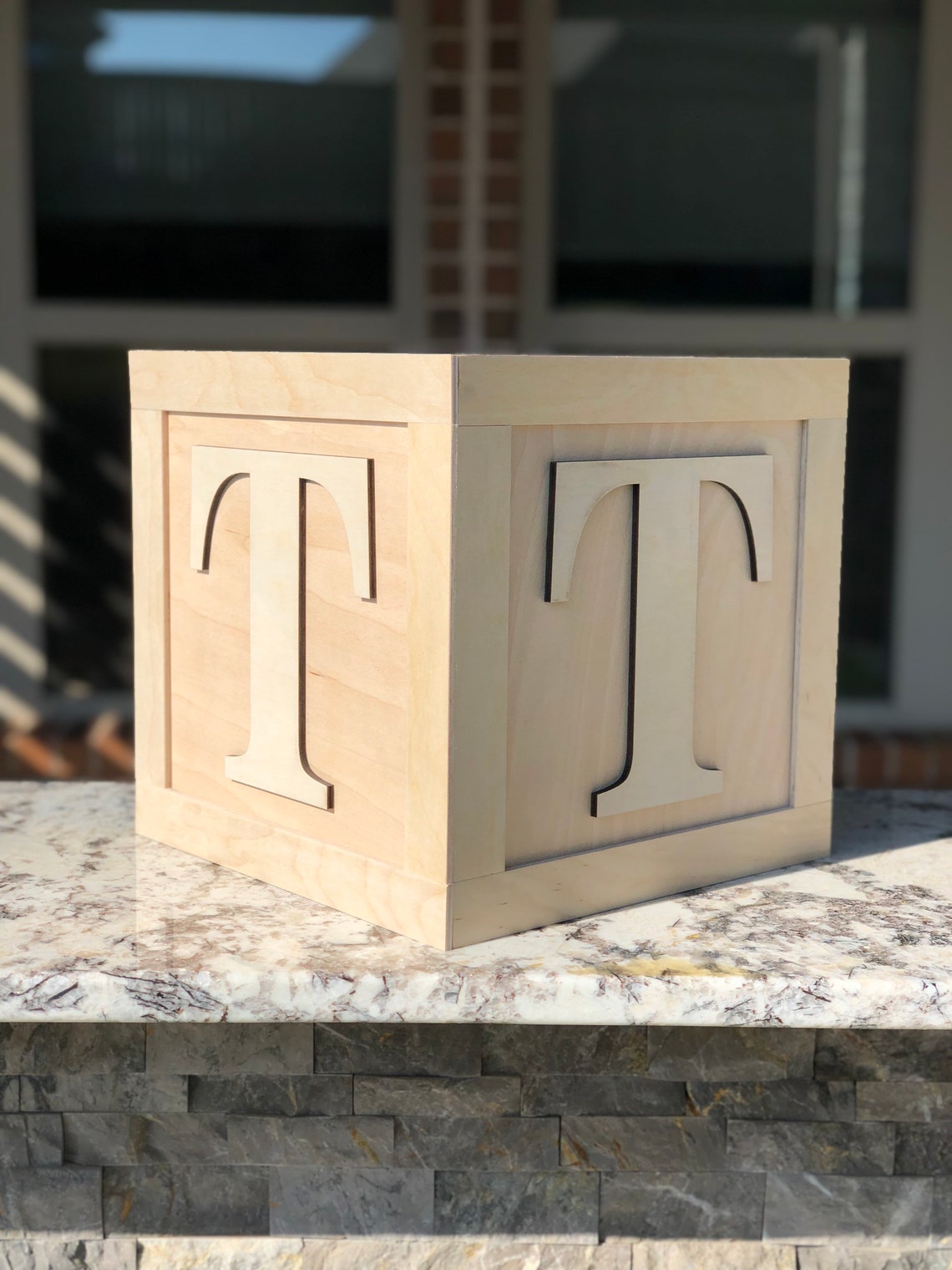 10 Inch Baby Block Letters 1 Block Large Wooden Alphabet - Etsy