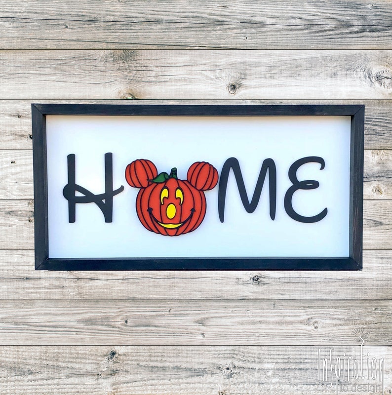 DIY KIT Mickey Mouse Inspired Home Sign Interchangeable Mouse - Etsy