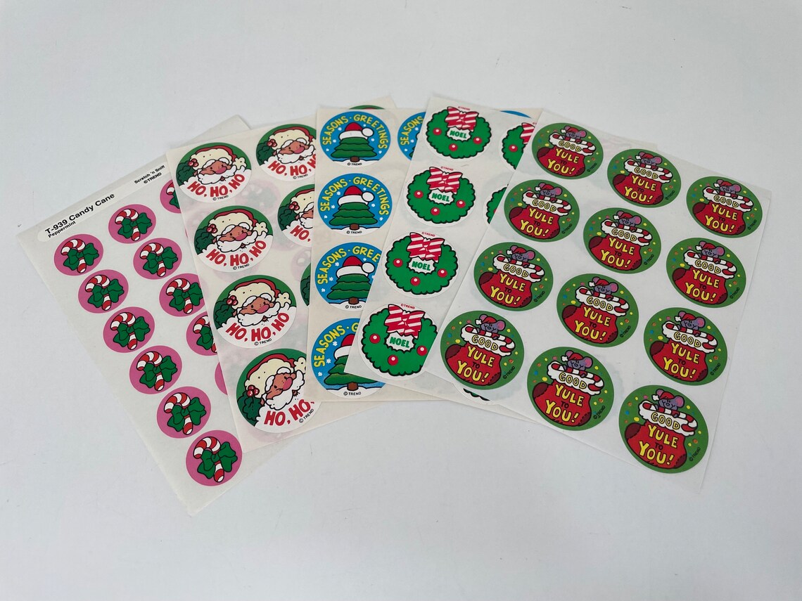 Vintage Trend Stickers Sheets & Trend Scratch N Sniff Stickers - Etsy