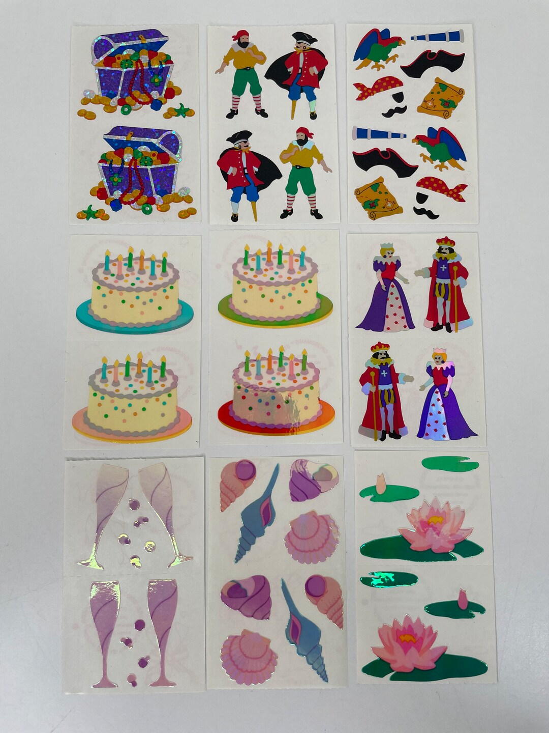 Vintage Mrs Grossman’s 90s Stickers Shiny Refractor Sparkle Sheets - Etsy