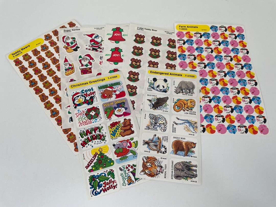 Vintage Trend Stickers Sheets & Trend Scratch N Sniff Stickers Sheets ...