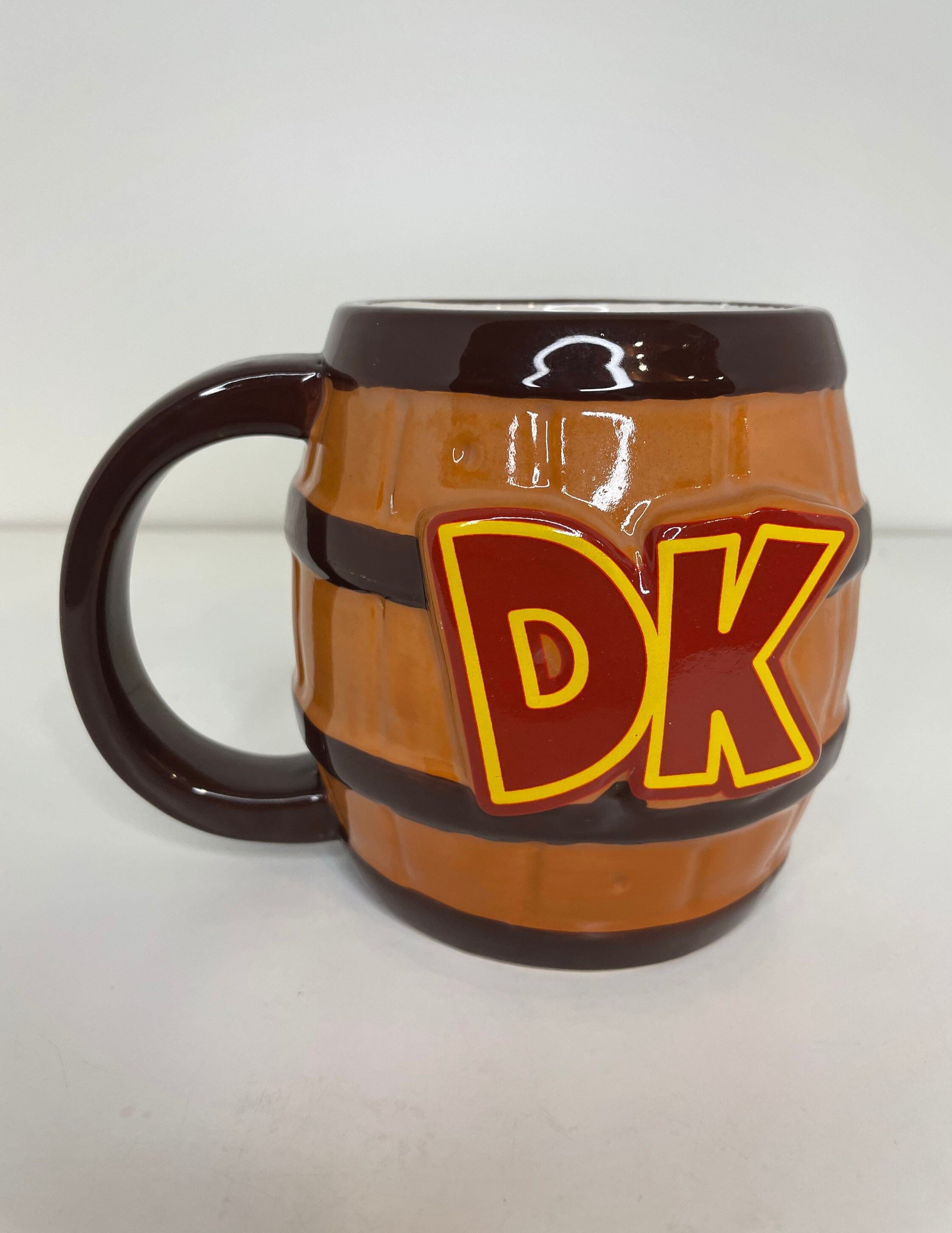 Mugs Barrel Mug Vintage WESTERN style Brown Pottery Farmhouse Rustic ...