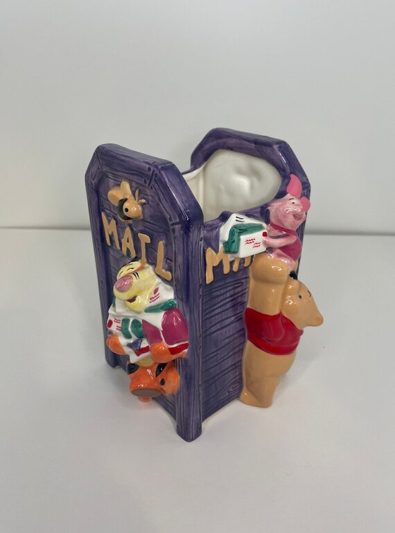 Vintage Disney Winnie the Pooh Tigger Piglet Ceramic Mail Box - Etsy
