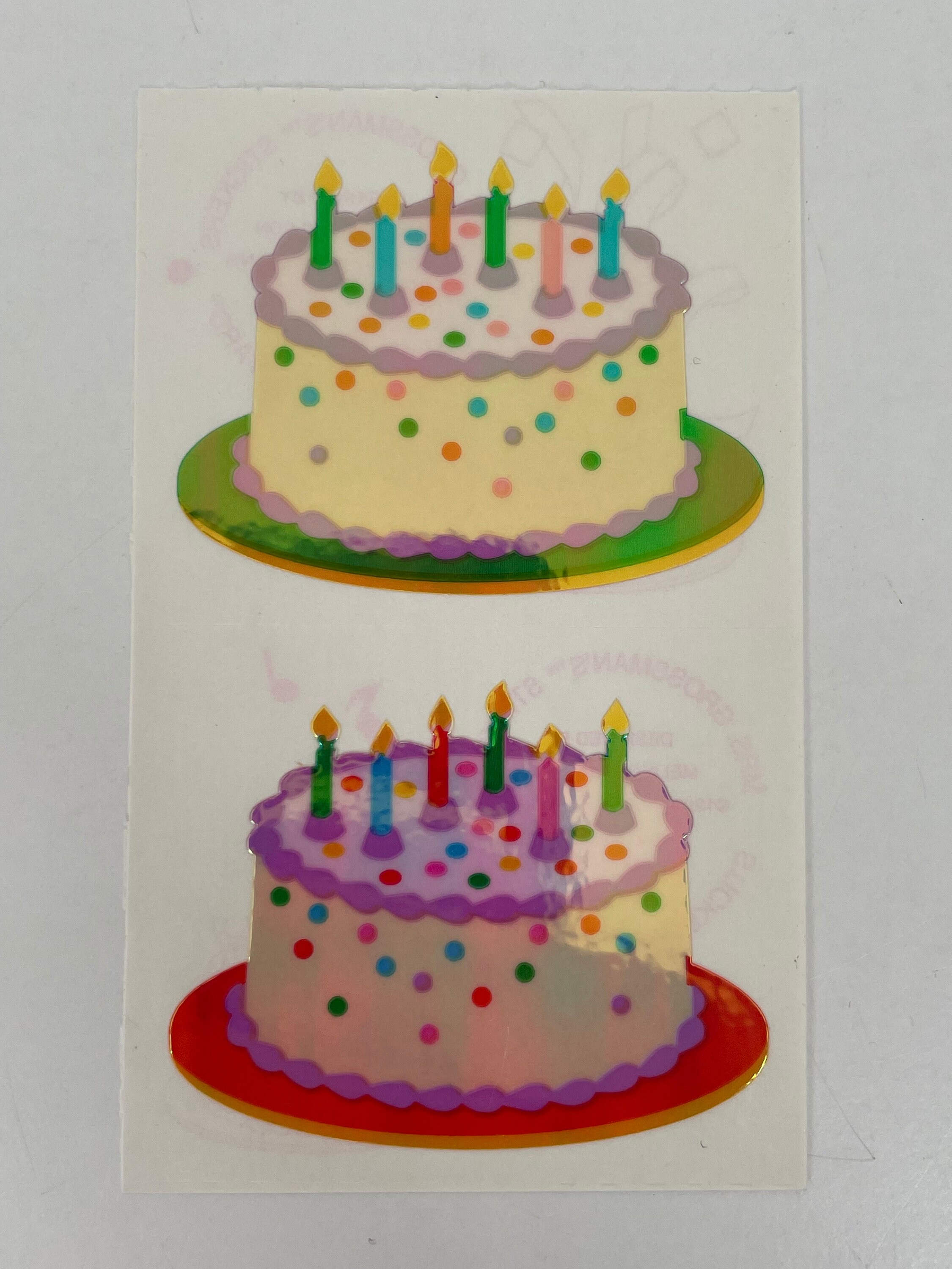 Vintage Mrs Grossmans 90s Stickers Shiny Refractor Sparkle Sheets - Etsy