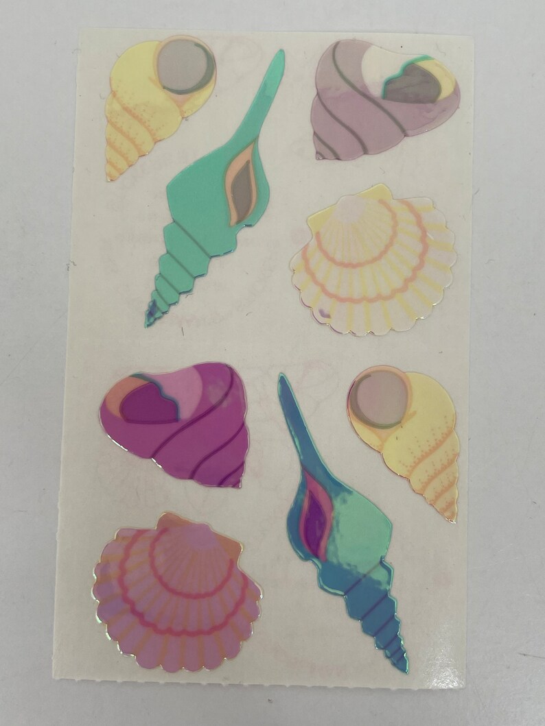 Vintage Mrs Grossman’s 90s Stickers Shiny Refractor Sparkle Sheets - Etsy