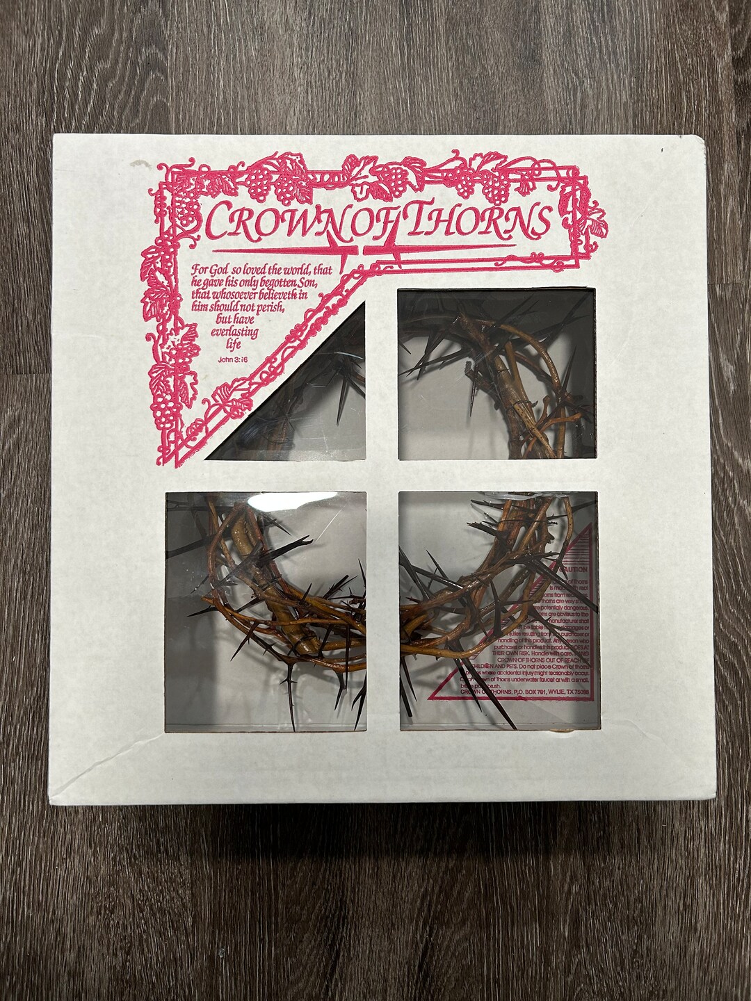 Jesus Christ Crown Authentic Crown of Thorns W Original Box - Etsy