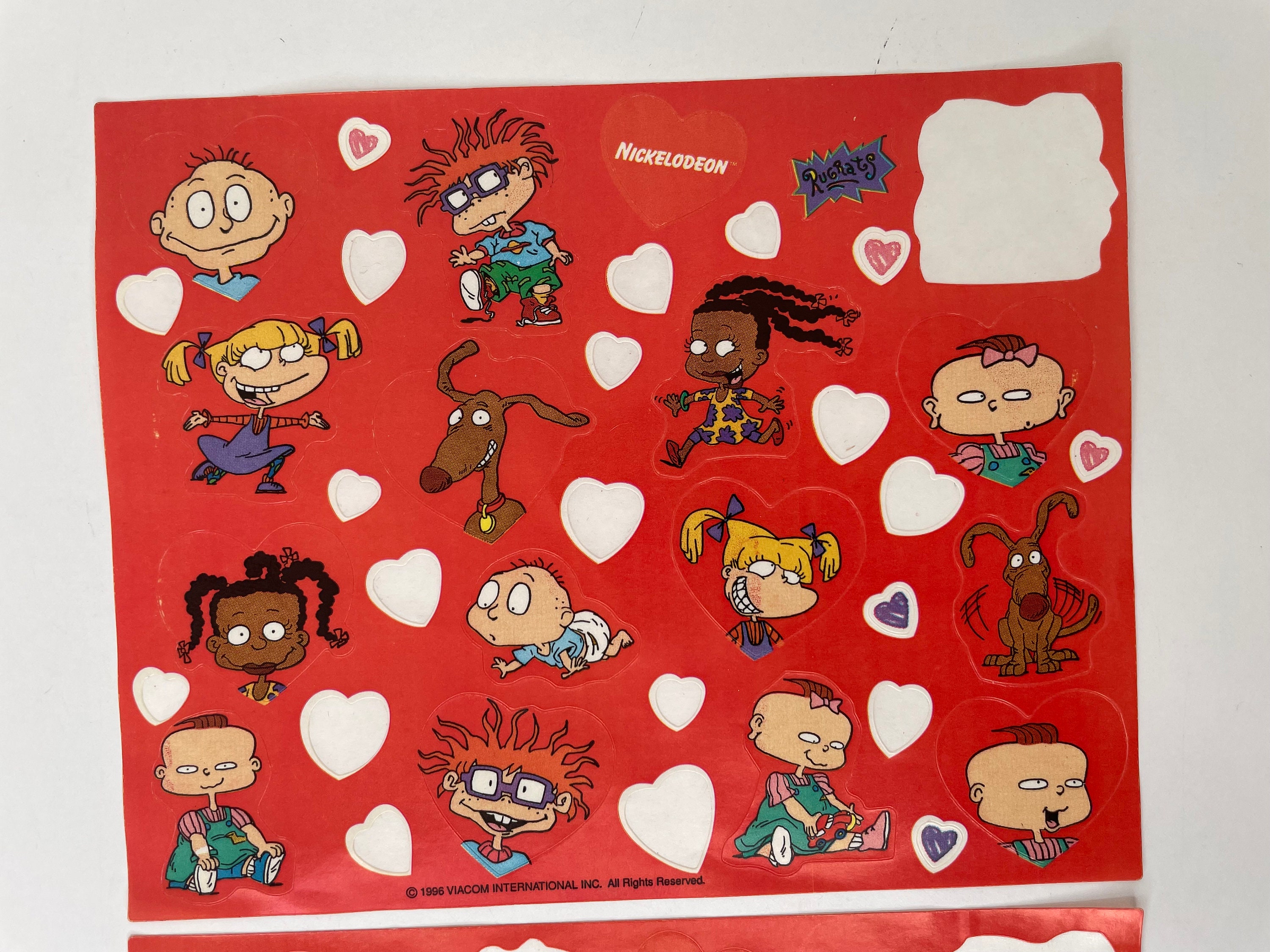 Vintage Rugrats Stickers Nickelodeon 1991 Viacom 2 Sheets - Etsy