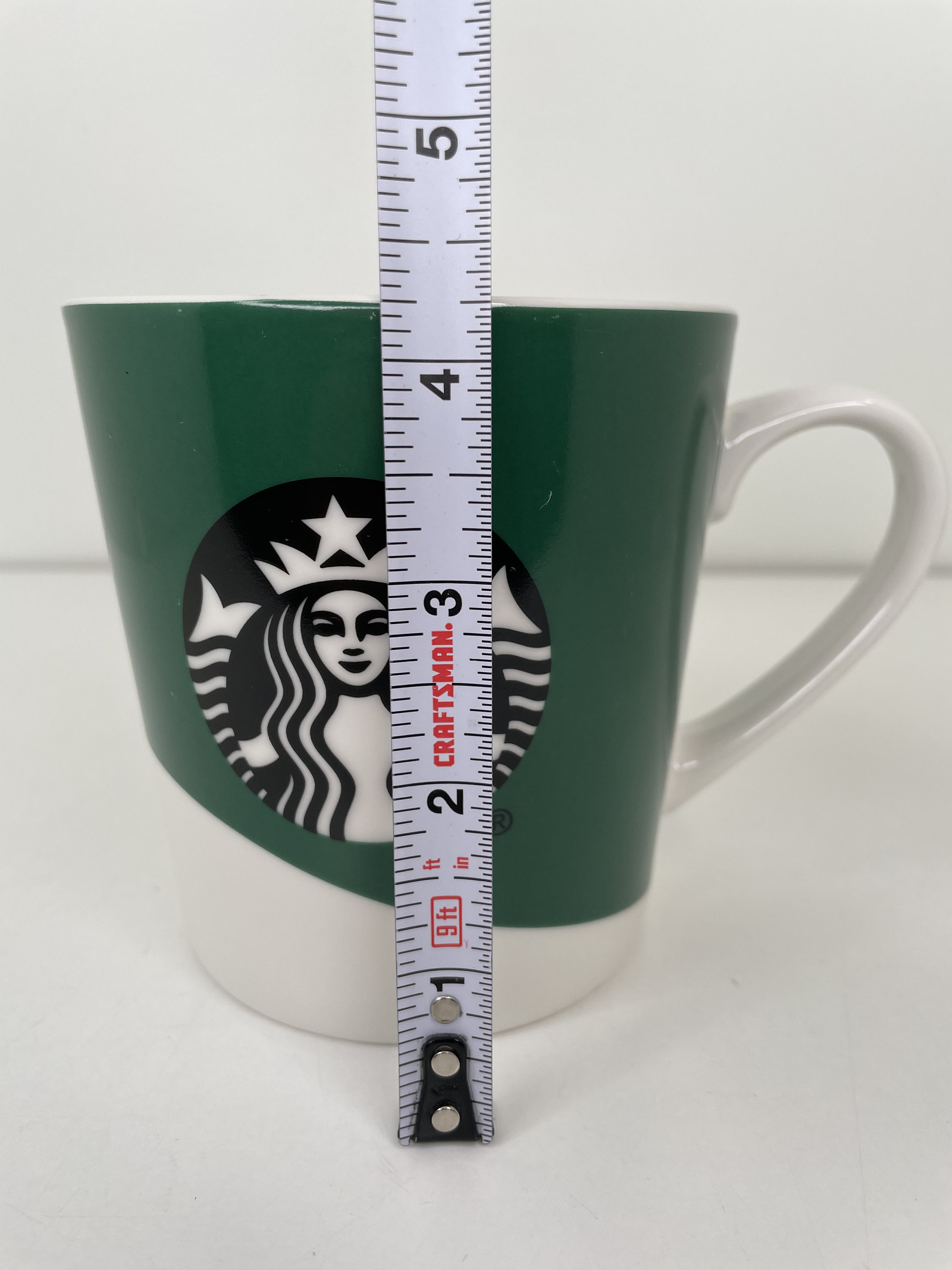 Starbucks Mug Siren Mermaid Logo Green Wave Large Coffee Cocoa Cup 18 ...