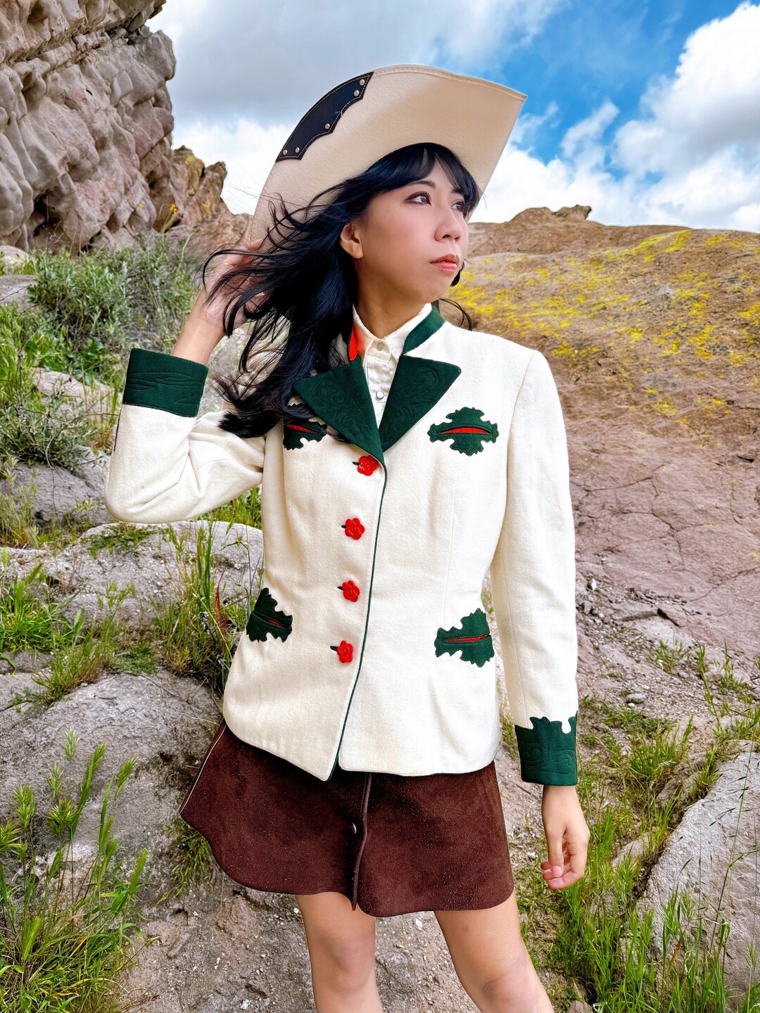 Vintage 1930s Austrian Trachten Wool Blazer by Original Lanz Salzburg ...