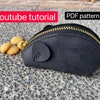 Piggybank Coin Purse Leather Pattern PDF - by Leatherhubpatterns - Etsy