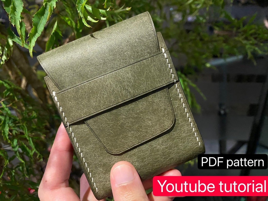 PDF Pattern Leather Cigarette Case/ Bag Leather DIY | Etsy