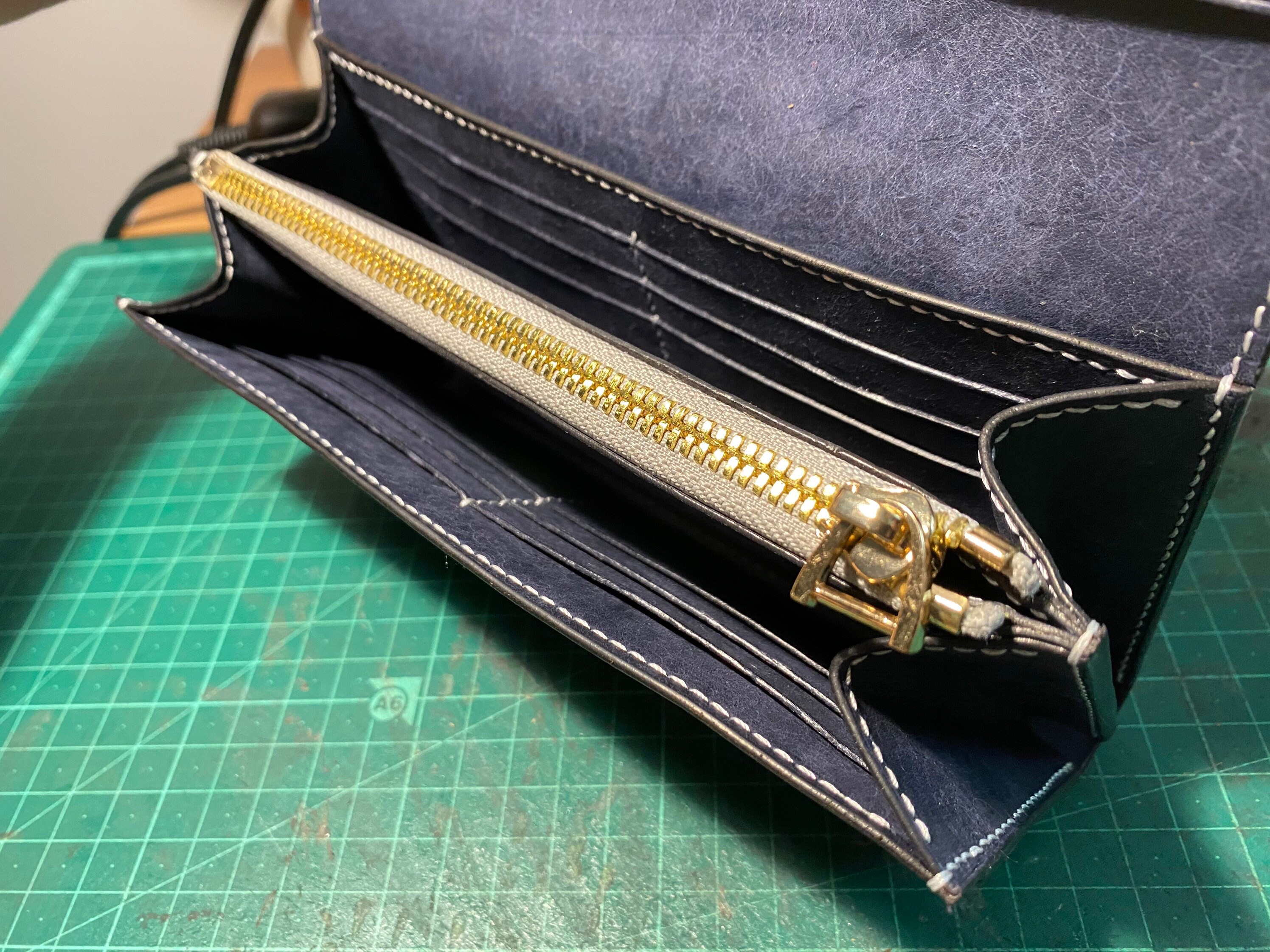 PDF Pattern Leather Long Wallet Flap Wallet Leather DIY | Etsy