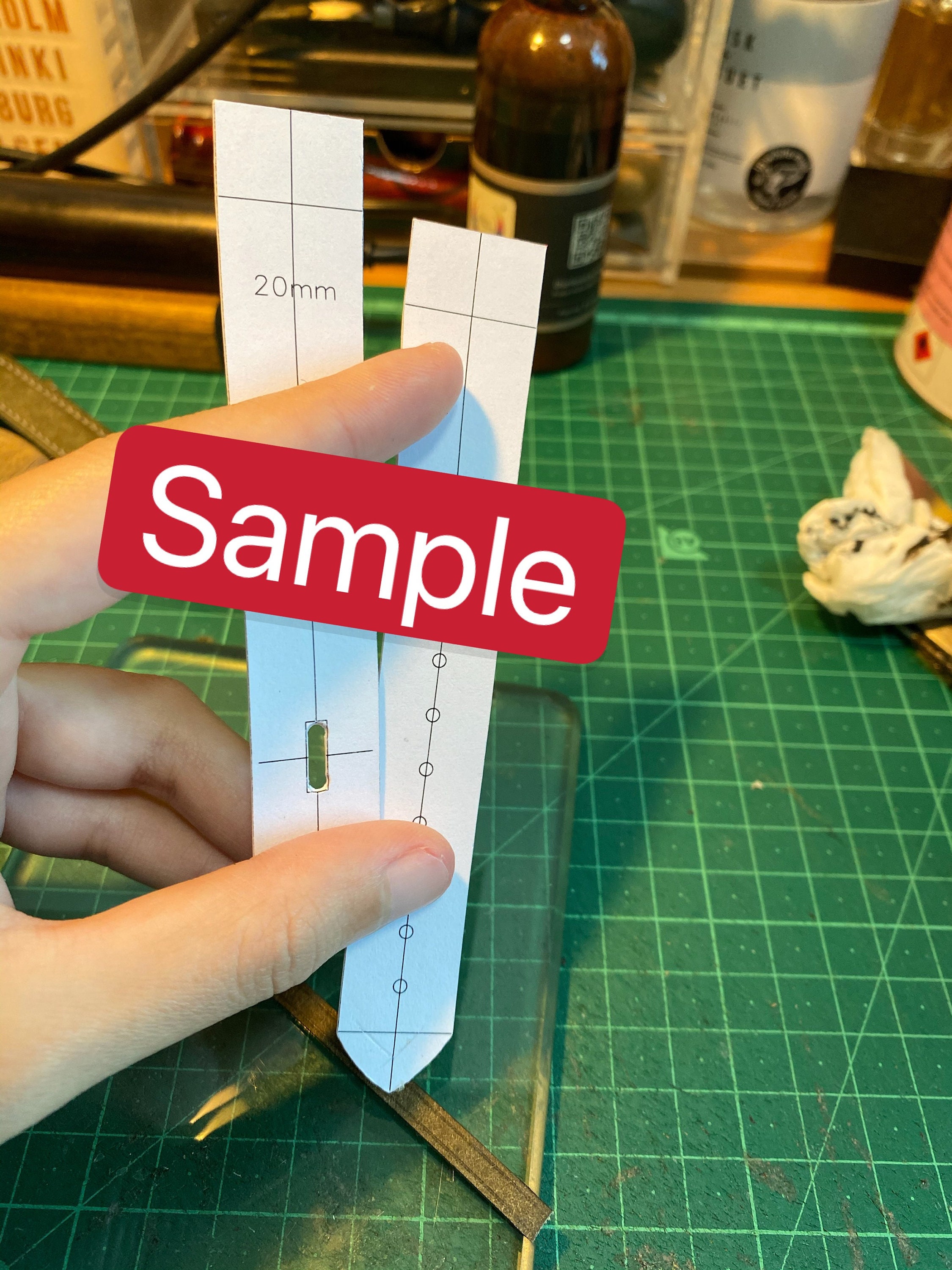 PDF Pattern Leather Watch Strap (15-22mm) - Etsy