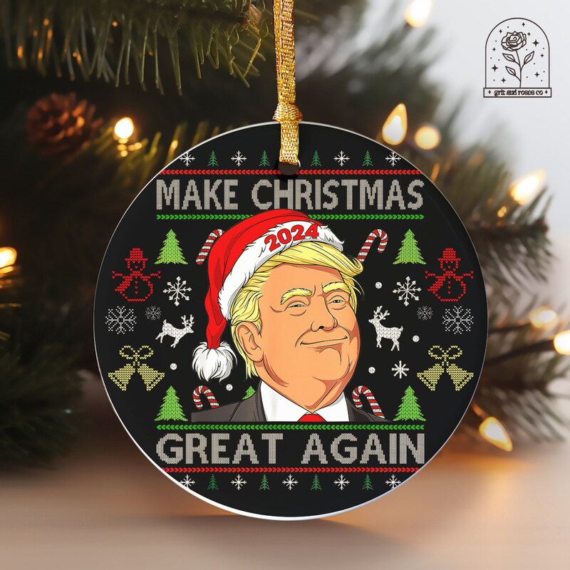 Trump Ornament - Etsy