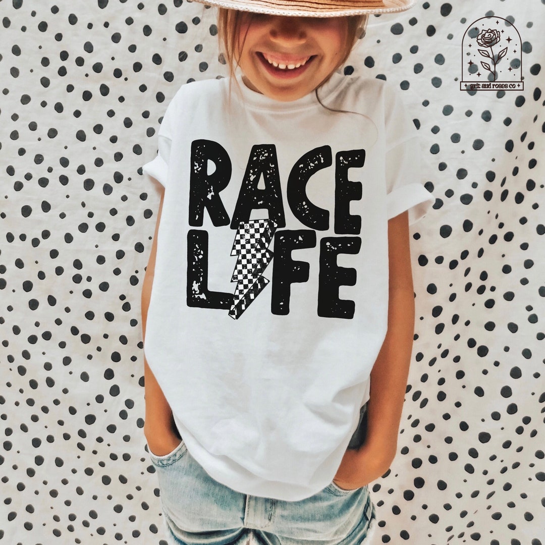 Race Life Shirts Kids Racing Shirt Track T-shirt Coaches Kid Racetrack ...