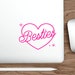 Besties Heart Sticker Best Friends Stickers Water Bottle Sticker Water ...