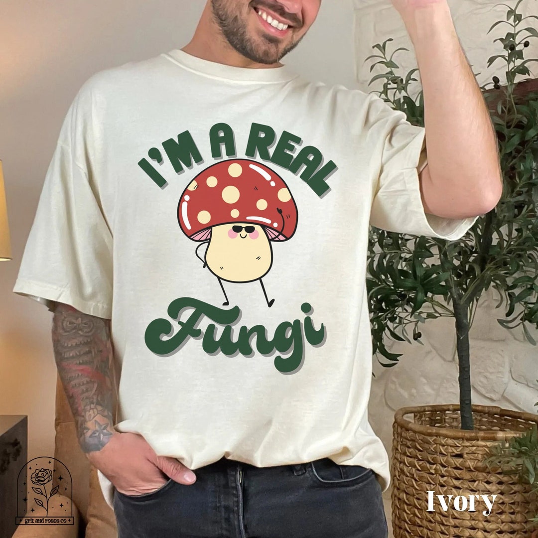 Fungi Shirt I'm a Funguy Fun Guy Funny Mushroom Tshirts Retro ...