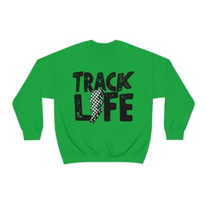 Track Shirts Track Sweatshirt Racing Shirt Race Day Crewnecks Hoodies ...