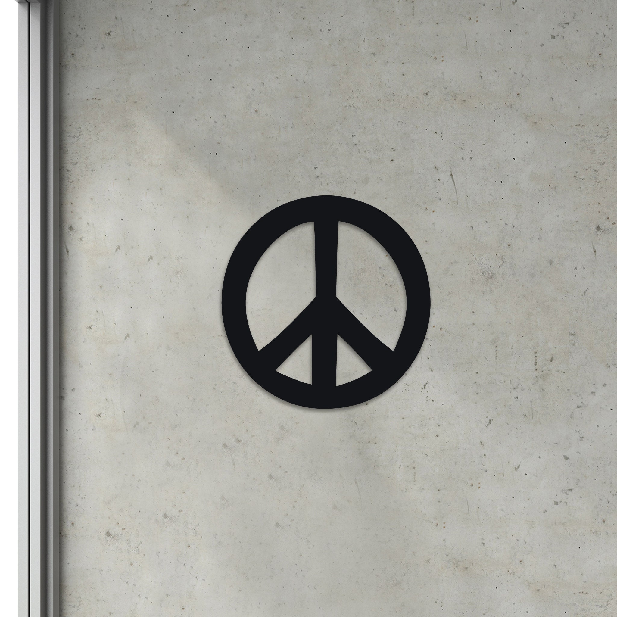 Peace Sign Metal Wall Art for Indoors Metall Wall Home | Etsy