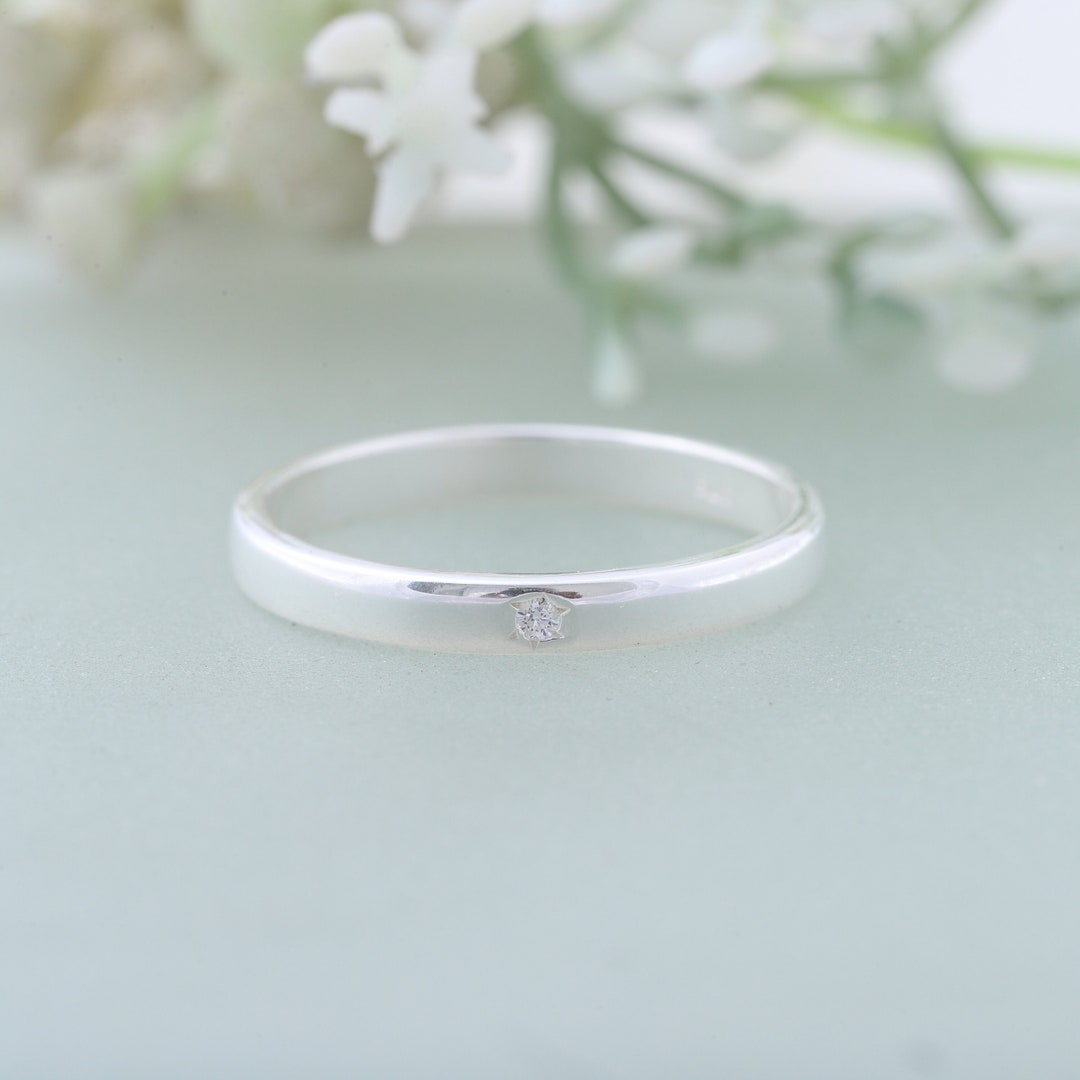 Delicate Anime Lover Diamond Ring, Animation Lover Ring 925 Sterling ...