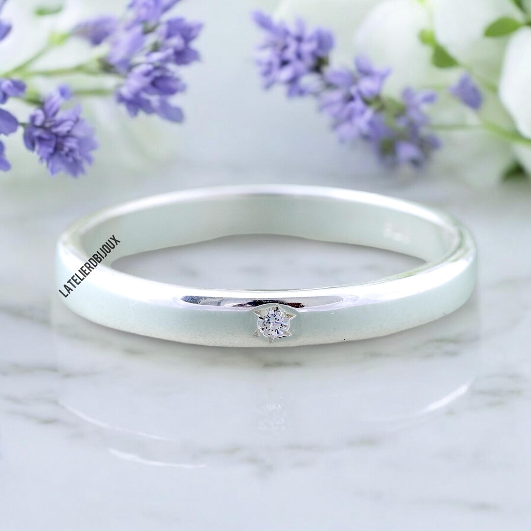 Delicate Anime Lover Diamond Ring, Animation Lover Ring 925 Sterling ...