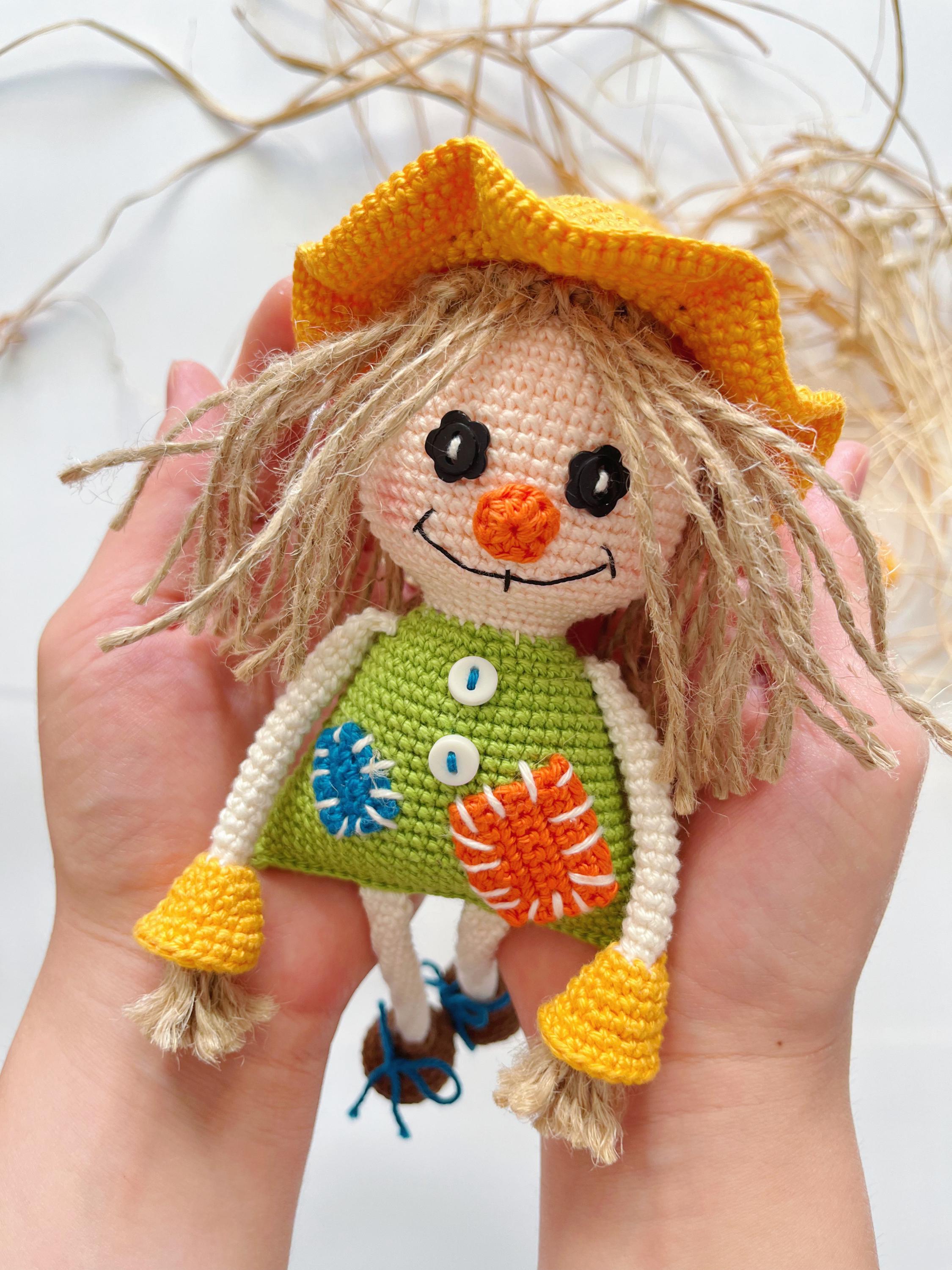 HALLOWEEN Scarecrow CROCHET PATTERN | Amigurumi Pattern - Etsy