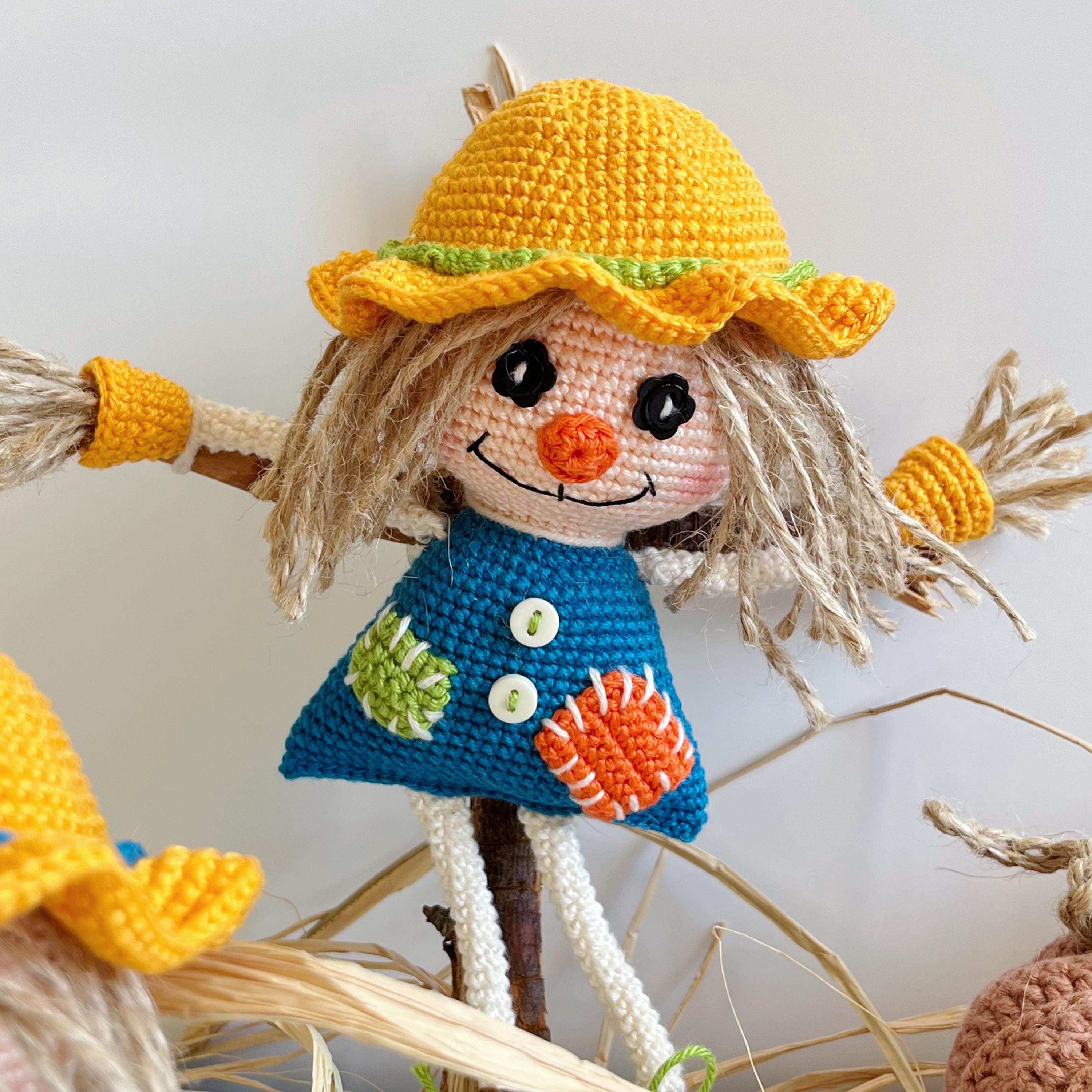 HALLOWEEN Scarecrow CROCHET PATTERN | Amigurumi Pattern - Etsy