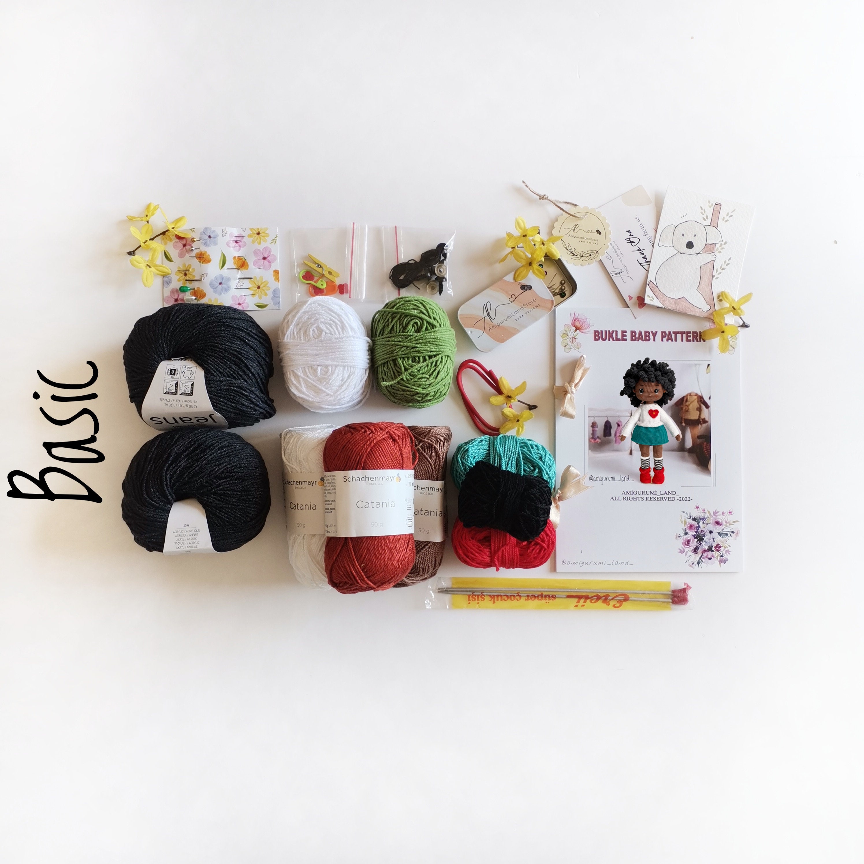 Crochet Starter Kit Black Afro Doll Bukle - Etsy