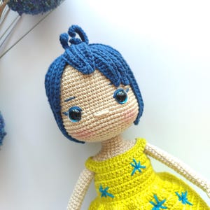 JOY CROCHET PATTERN, Inside Out Amigurumi Pattern, Crochet Joy Toy ...