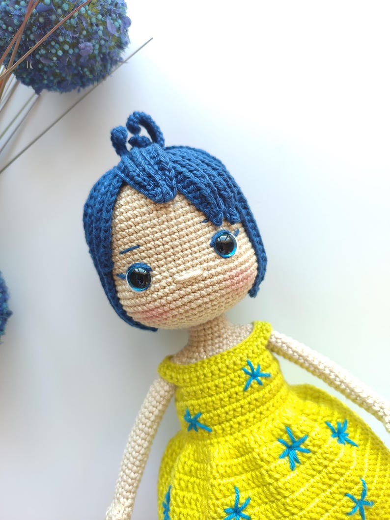 Joy Crochet Pattern: Inside Out Amigurumi Doll (PDF Pattern) - Etsy