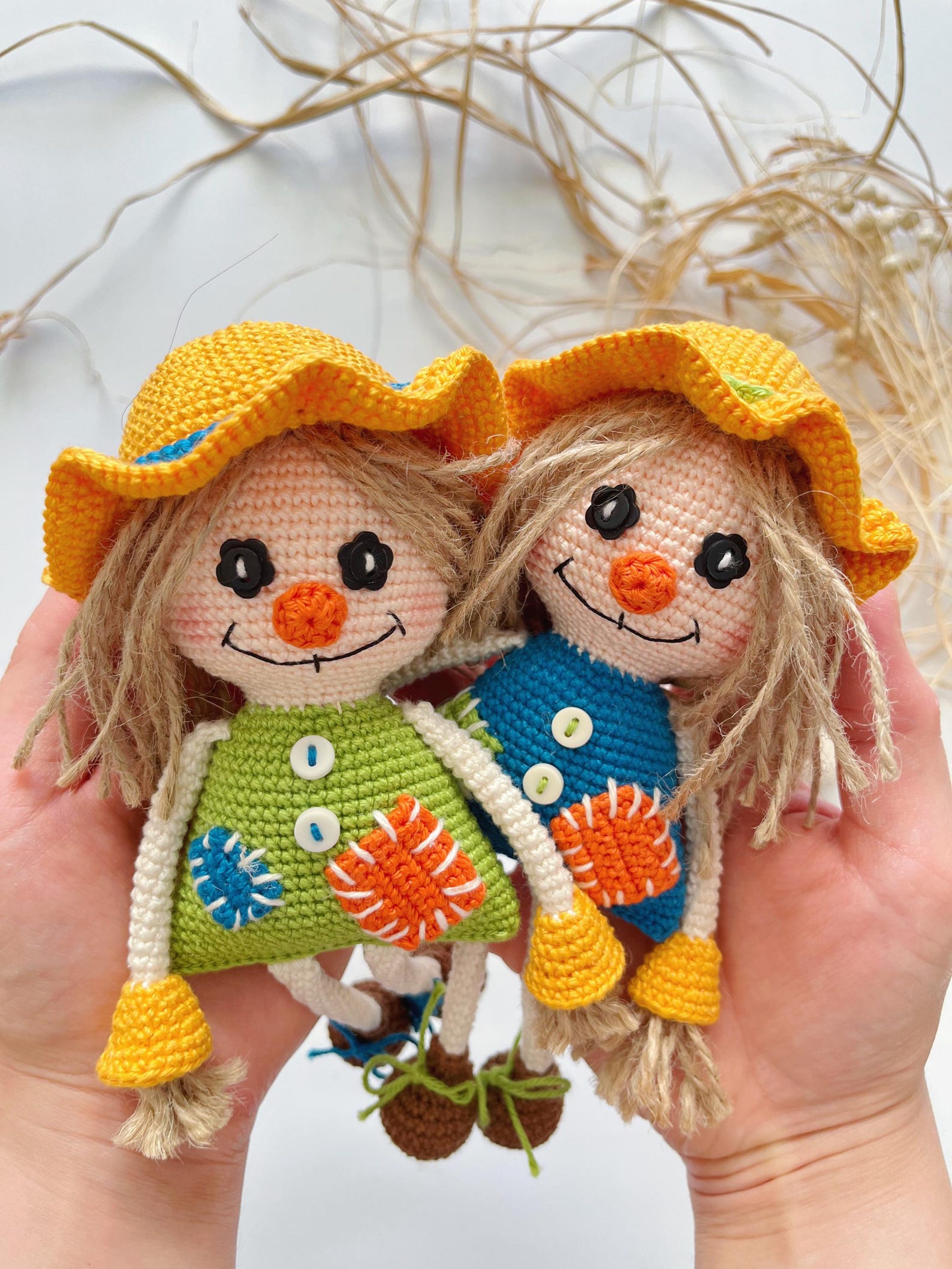 HALLOWEEN Scarecrow CROCHET PATTERN | Amigurumi Pattern - Etsy