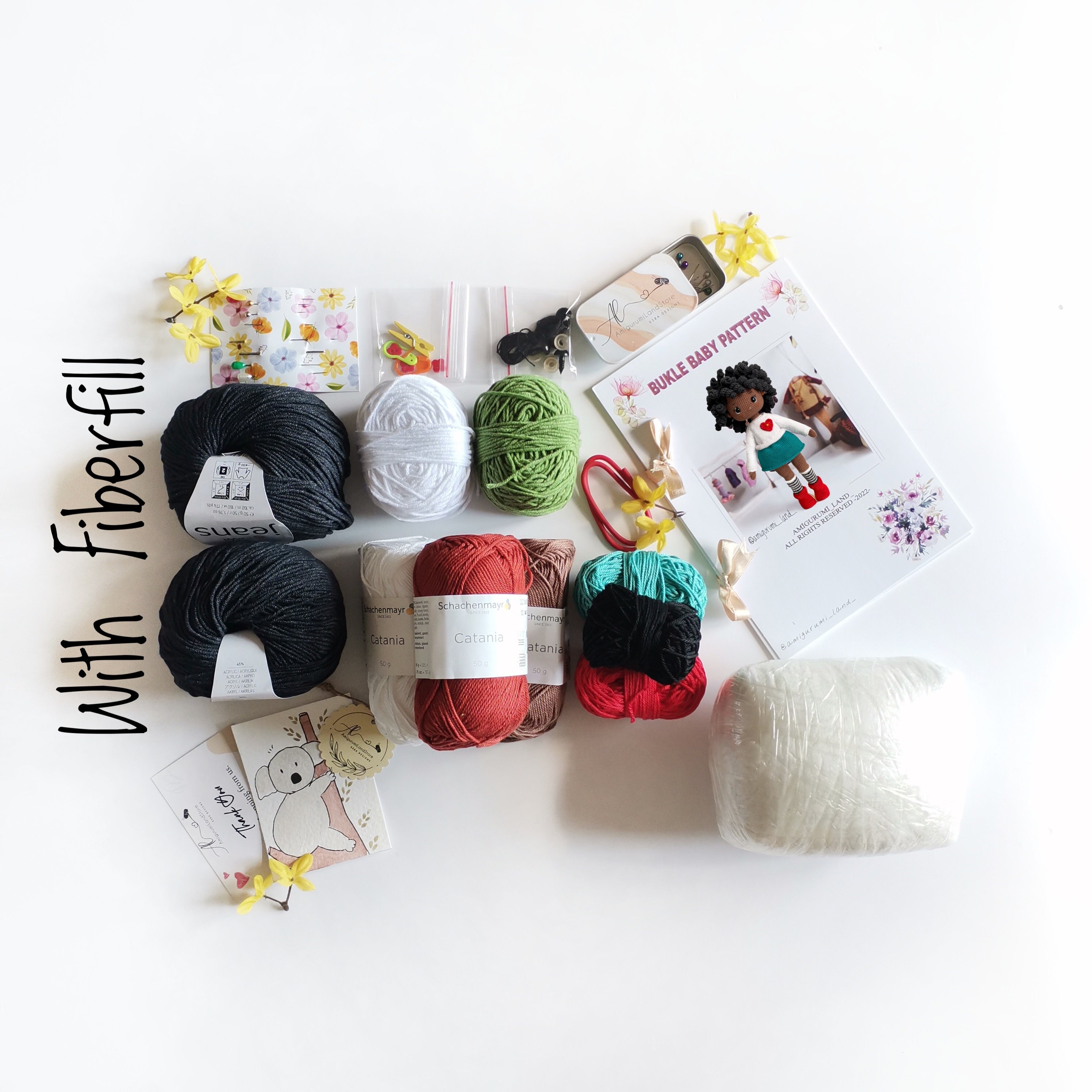 Crochet Starter Kit Black Afro Doll Bukle - Etsy