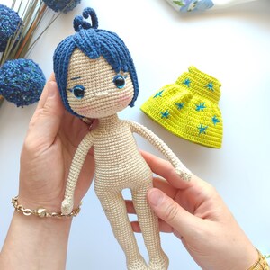 JOY CROCHET PATTERN, Inside Out Amigurumi Pattern, Crochet Joy Toy ...