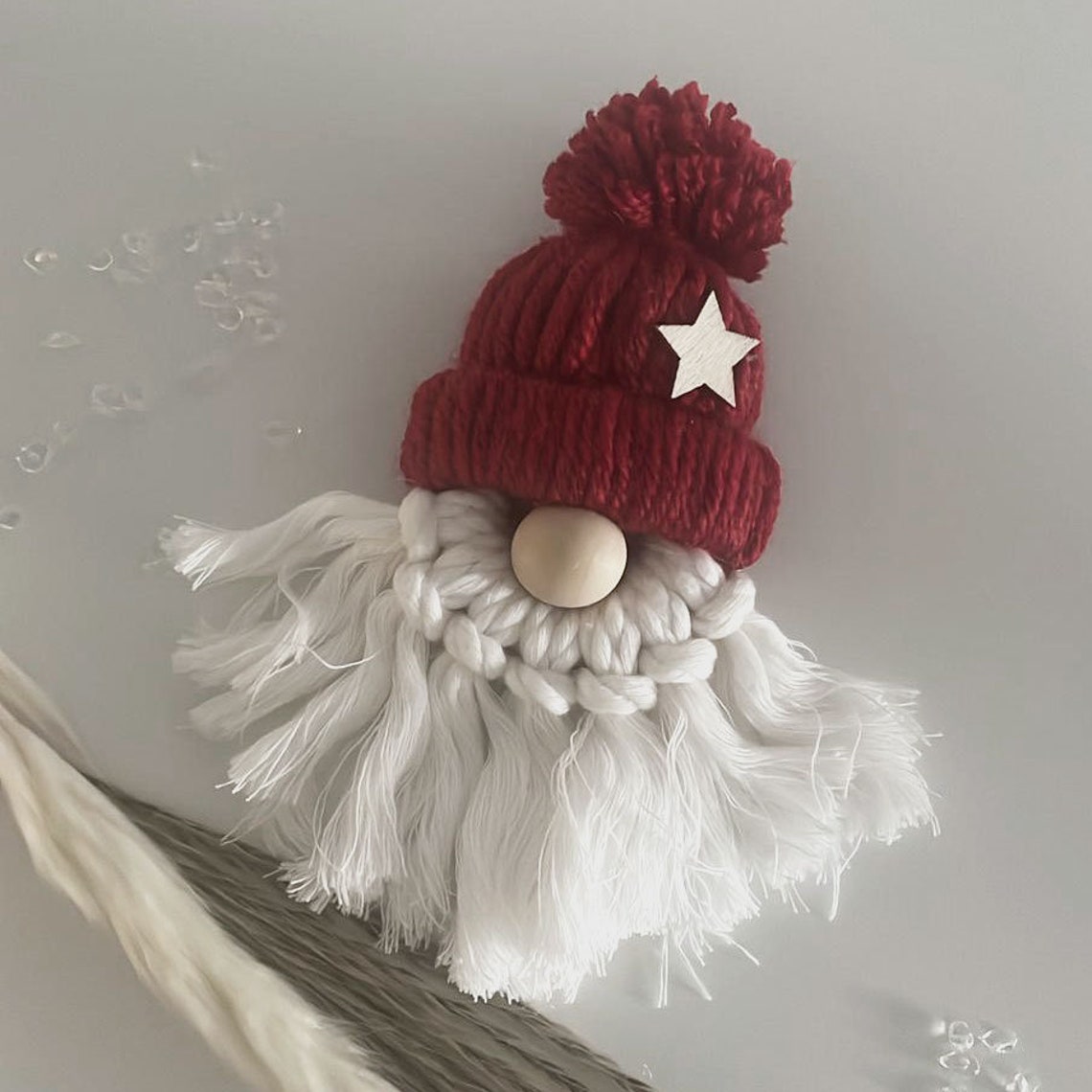 Christmas Macrame Gonk Christmas - Etsy