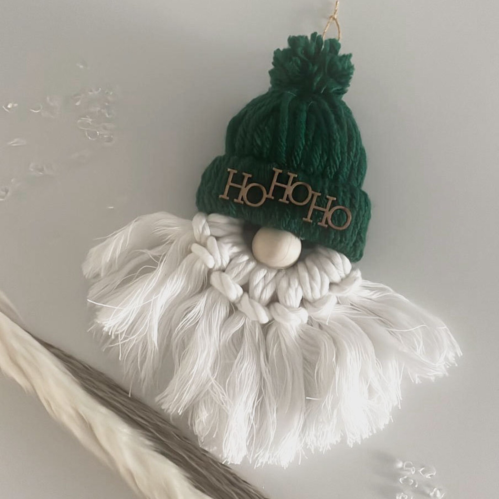 Christmas Macrame Gonk Christmas - Etsy