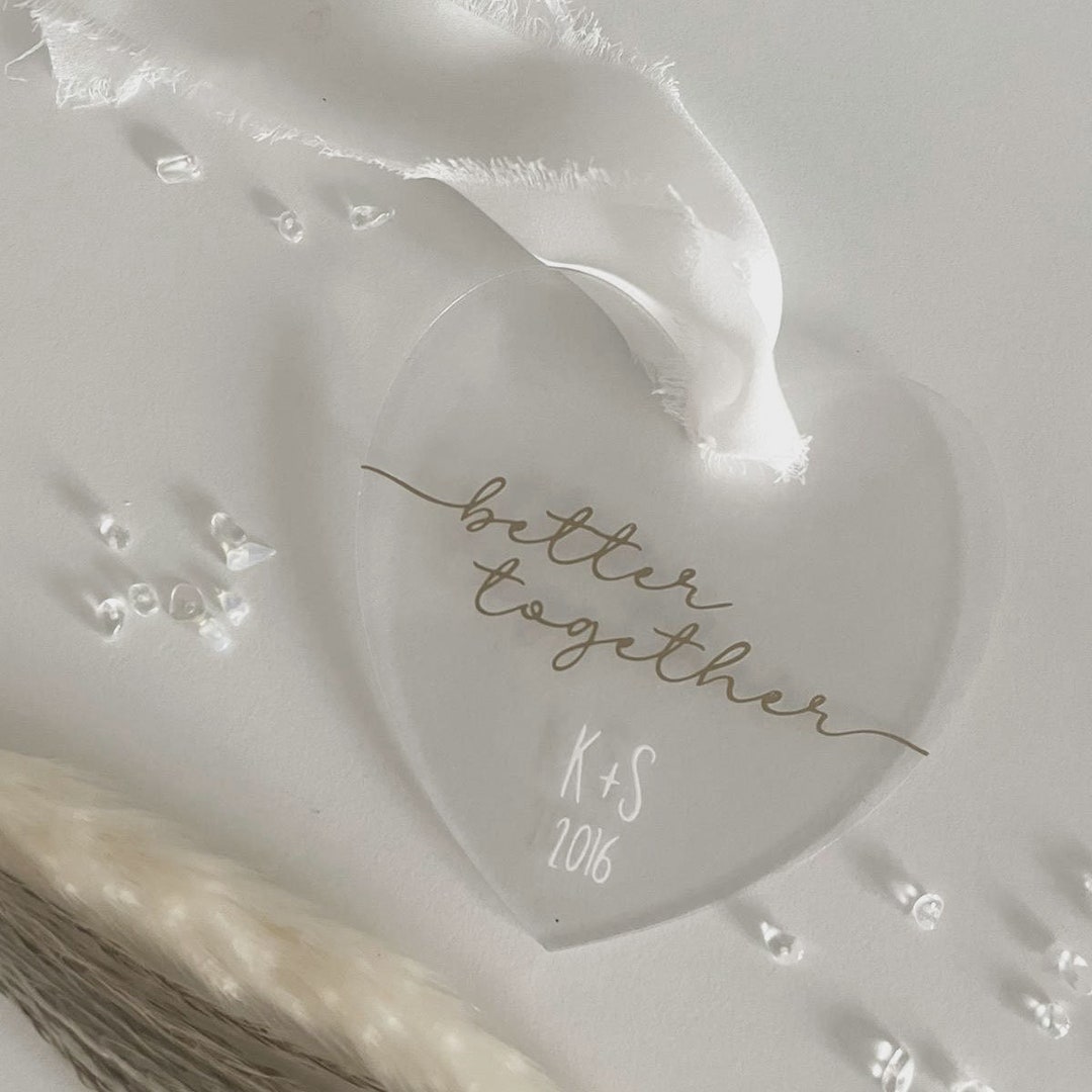 Personalised Better Together Heart Hanging Sign - Etsy