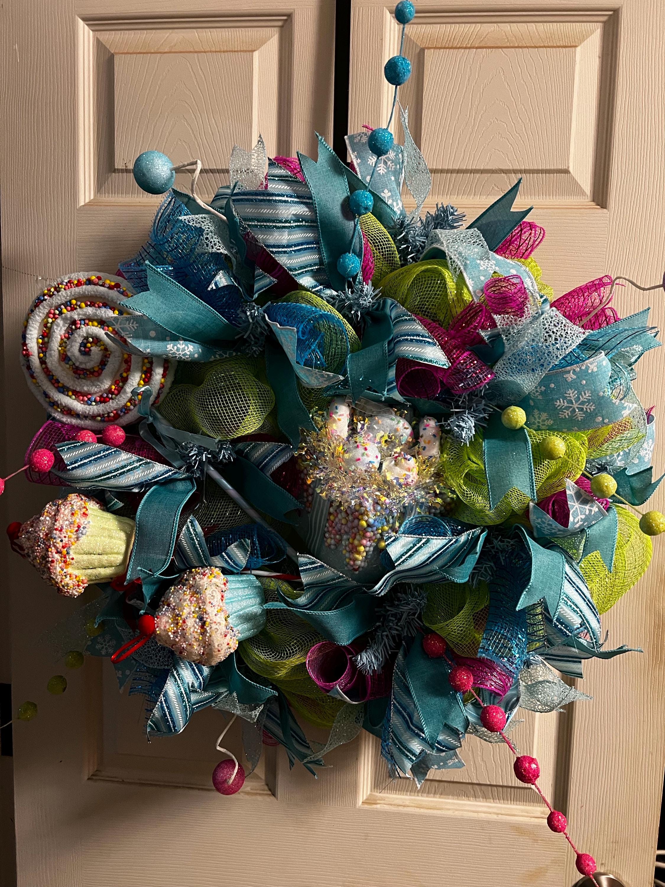 Sweet Treats Wreath - Etsy