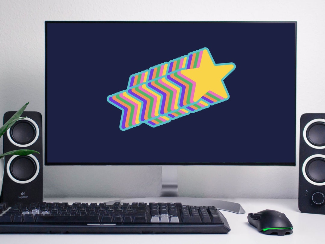 Star Woosh - Desktop Wallpaper / Computer Background || Colourful ...